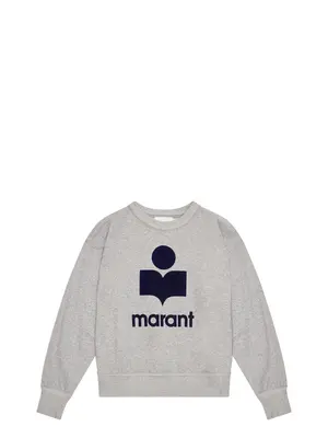 MARANT ETOILE Marant Étoile Mobyli Sweatshirt Gray/midnight Blue