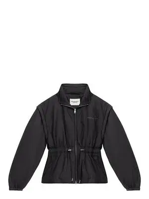 MARANT ETOILE Dastyni Quilted Coat - Black