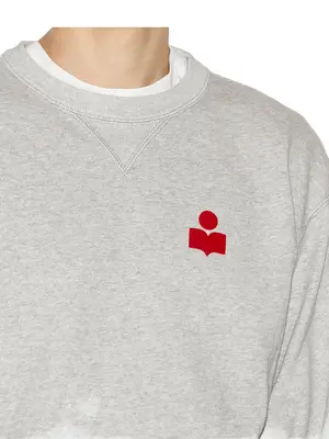 Isabel Marant Étoile Isabel Marant Mike Sweatshirt Gray/red