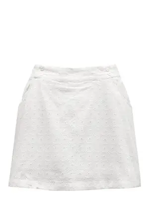HOPE & HENRY Organic Cotton Eyelet Skort