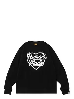 HUMAN MADE Heart Long-sleeve T-shirt - Black