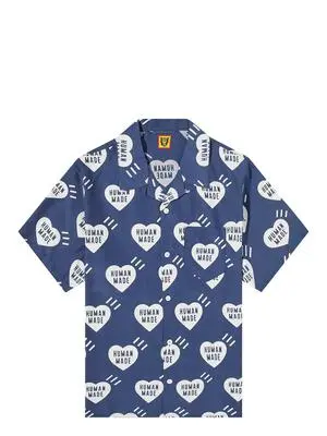 HUMAN MADE Heart Aloha Shirt 'navy - Blue