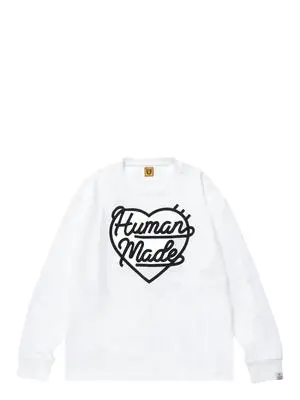 HUMAN MADE Heart Long-sleeve Tee - White