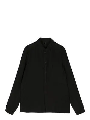 Transit Long-sleeve Linen Shirt - Black