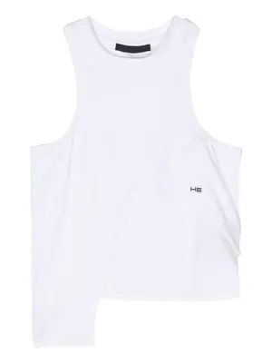 HELIOT EMIL Layered Cropped Tank Top - White