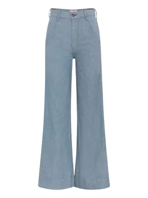 ACE HARPER The Jennifer Wide-leg Jeans - Blue