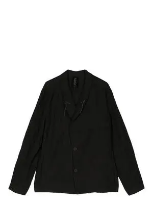Transit Off-centre Fastening Blazer - Black