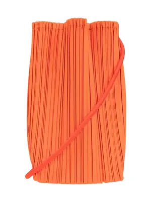 Issey Miyake Bloom Pleat Crossbody Bag - Orange