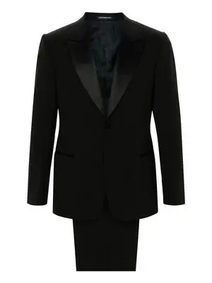 Emporio Armani Single-breasted Suit - Black