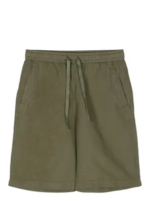 MAHARISHI Embroidered Hemp Deck Shorts - Green