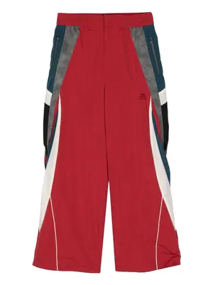 ADER ERROR Milos Colour-block Panelled Track Pants - Red