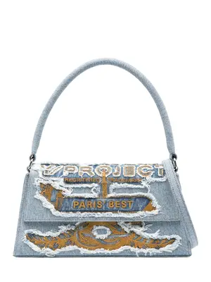 Y/project Denim Shoulder Bag - Blue