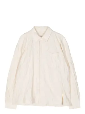 ADER ERROR Ader Error Matelassé Cotton-Blend Shirt Neutrals