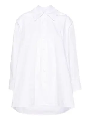 JIL SANDER Poplin Cotton Shirt - White