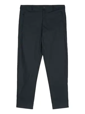 PT TORINO Gabardine-weave Tapered Trousers - Blue