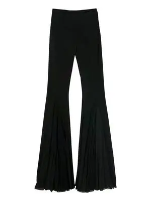 NENSI DOJAKA Jersey Flared Trousers - Black