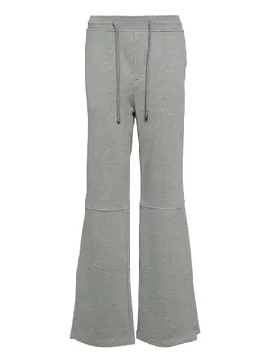 C2H4 C2H4 Panelled Cotton Trousers Granite Gray