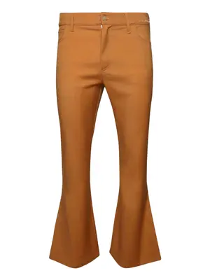 Marni Mid-rise Flared Trousers - Orange