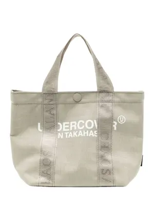 UNDERCOVERISM Logo-print Canvas Tote Bag - Neutrals