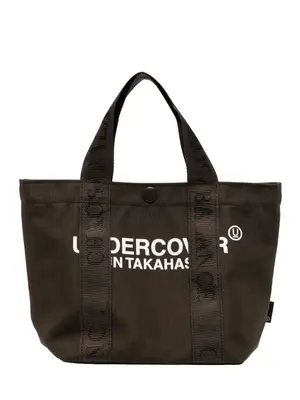UNDERCOVERISM Logo-print Canvas Tote Bag - Brown