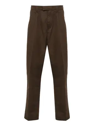 Nn07 Fritz 1912 Tapered-leg Trousers - Brown