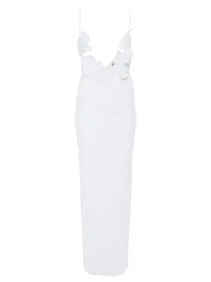 Christopher Esber Moulded Venus Maxi Dress - White