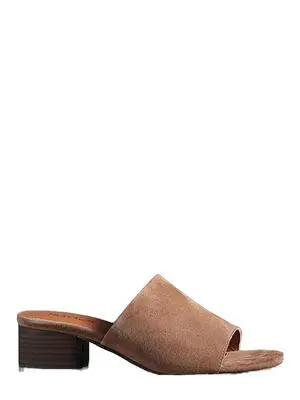 Seychelles Pepper Block-heel Sandals - Cedar Suede