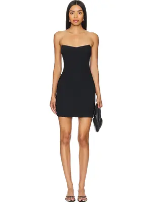 Amanda Uprichard Ivy Mini Dress - Black