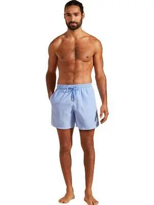 Vilebrequin Solid Swim Trunks - Fleur De Lin