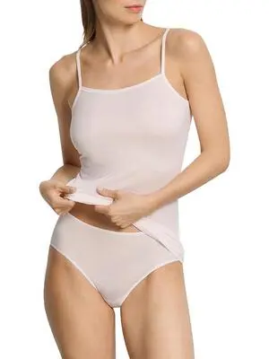 Hanro Ultralight Cotton Camisole - Honeydew
