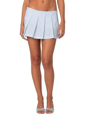 EDIKTED EDIKTED Nera Stripe Pleated Skort