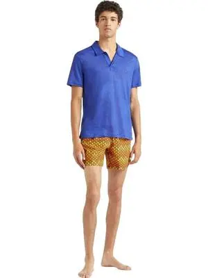 Vilebrequin Solid Linen Jersey Polo - Marrakech