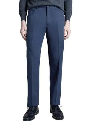Santorelli Cotton And Cashmere Pant - Navy