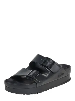 BIRKENSTOCK Arizona Platform Flex Exquisite Sandals - Black