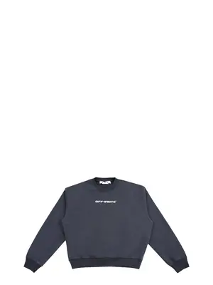 Off-White Between Arrow Over Crewneck 'outerspace - White