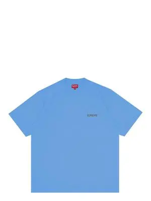 Supreme Washed Capital Short-sleeve Top 'blue' Blue