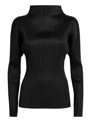 Issey Miyake Basics Long-sleeved Top - Black