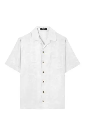 Versace Barocco Jacquard Shirt - White