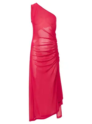 Givenchy One-shoulder Asymmetric Dress - Pink