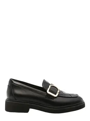 Clarks Penny Loafers - Black