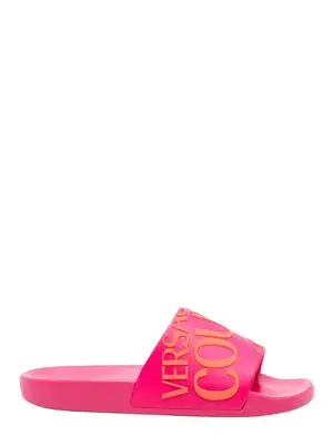 Versace Fondo Shelly Slides - Pink