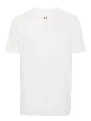 Rick Owens Level Cotton Semi-sheer T-shirt - White