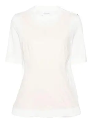 Sportmax Layered-effect T-shirt - White