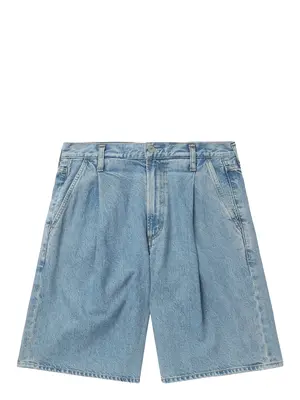 AGOLDE Ellis Wide-leg Shorts - Blue