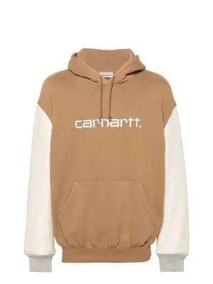 Junya Watanabe X Carhartt Cotton Hoodie - Brown
