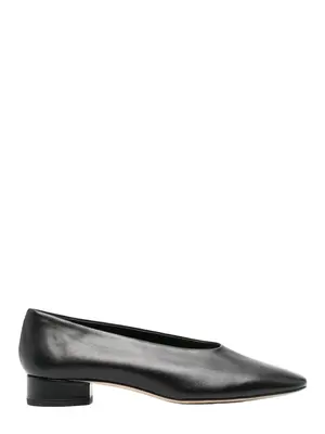 AeydĒ 25mm Delia Leather Pumps Black