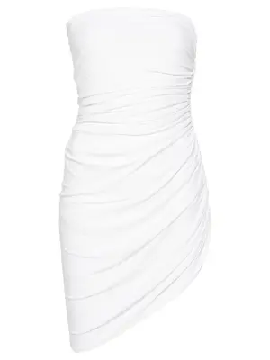 Norma Kamali Diana Strapless Minidress - White