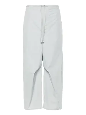 LEMAIRE Drawstring Cropped Trousers - Grey
