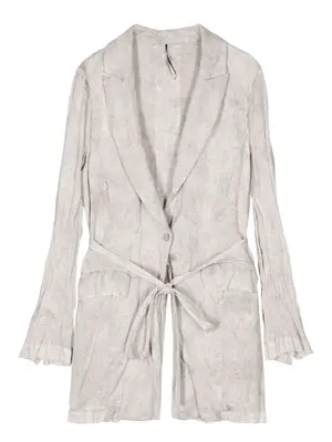 MASNADA Masnada Belted Distressed Coat