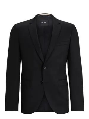 BOSS Virgin-wool Single-breasted Blazer